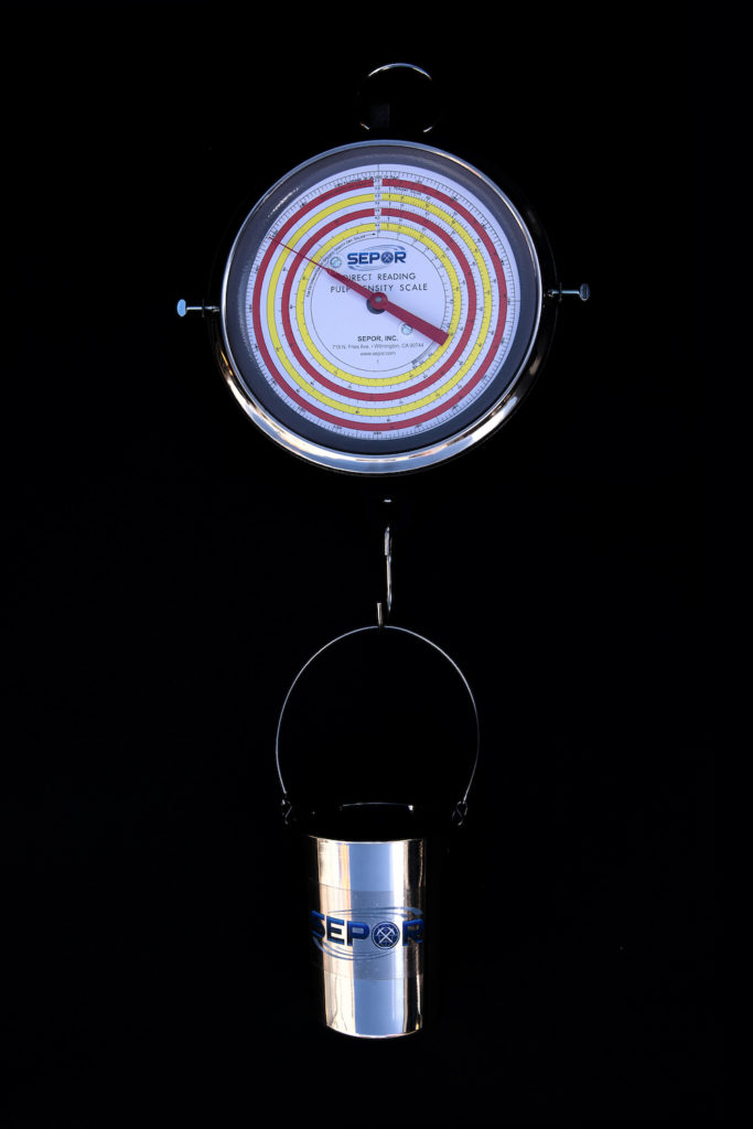 Pulp Density Scale with Poly Container